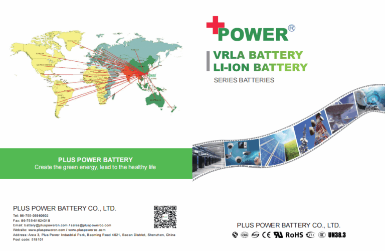 Plus Power Battery Catalog - Plus Power